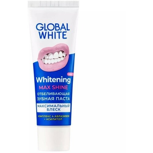 Global White зубная паста отбеливающая ежедневная 30мл
