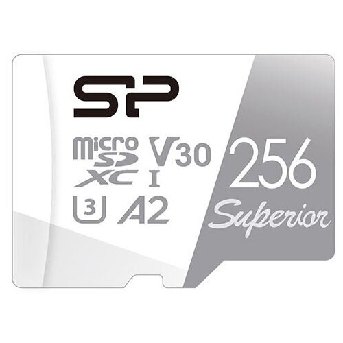 Флеш карта microSDXC Silicon Power 256GB SP256GBSTXDA2V20 Superior V30 A2 w/o adapter