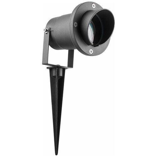 Feron Ландшафтный светильник 3736 11860, GU10, 7 Вт, цвет арматуры: черный, цвет плафона черный