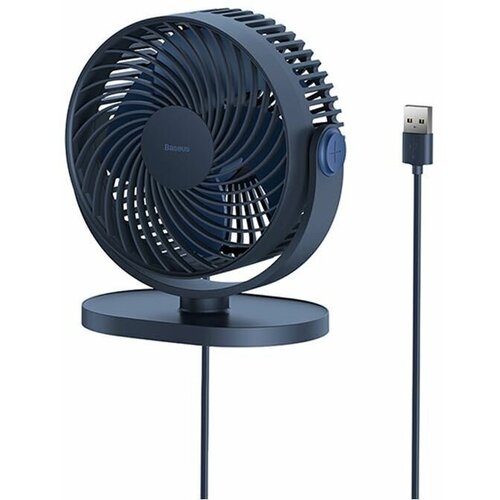Настольный мини-вентилятор Baseus Serenity Desktop Fan Blue (ACYY000003)