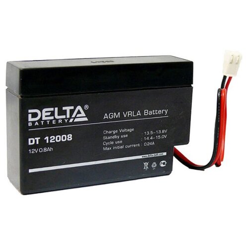 Аккумулятор для ИБП Delta DT-12008 12V 0.8Ah