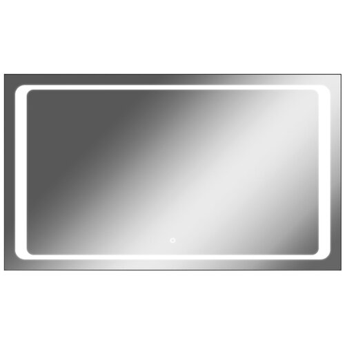 Зеркало Galaxy 120 black с подсветкой Sansa