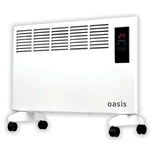 Конвектор Oasis DK-20, 2000 Вт, электронный термостат, дисплей, пульт, белый