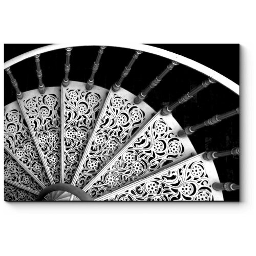 Модульная картина Винтажная лестница70x47