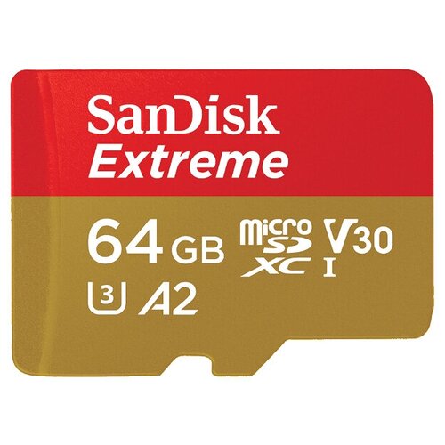 Карта памяти 64Gb - SanDisk Extreme MicroSDXC Class 10 UHS-I