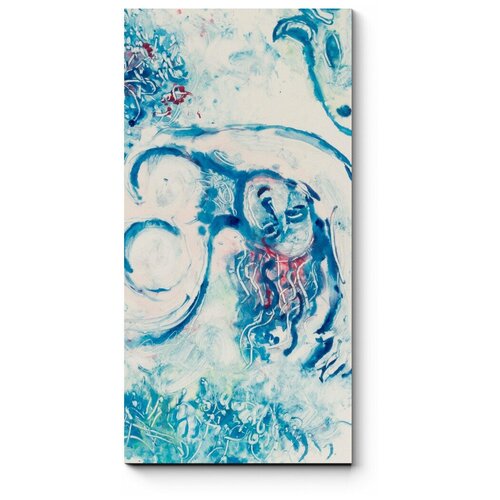 Модульная картина Nu rose reposant, Марк Шагал 40x80