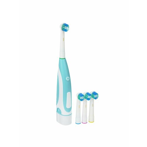 Зубная щётка электрическая, круглая, 4 насадки в комплекте