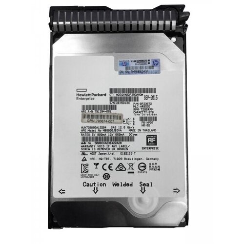 Жесткий диск HP 793703-B21 8Tb 7200 SAS 3,5" HDD