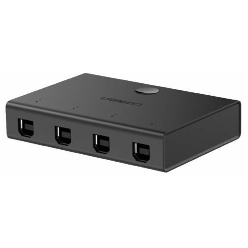 Сплиттер UGREEN US158 (30346) USB 2.0 Sharing S Witch 4x1. Цвет: черный