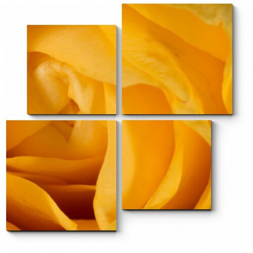 Модульная картина Солнечная роза 90x90