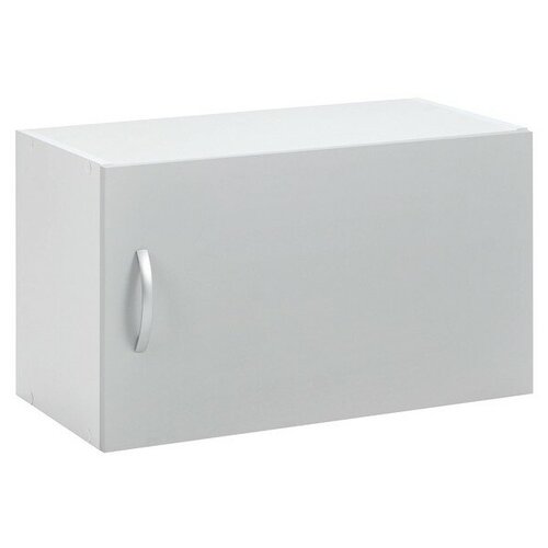 Шкаф навесной Мальма 600х300х360, Светло-серый/Белый