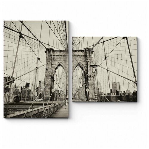 Модульная картина Все мосты ведут в Нью-Йорк 90x68