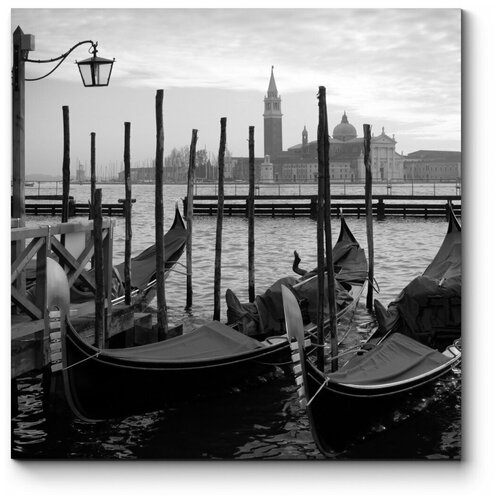 Модульная картина Монохромная Венеция 90x90