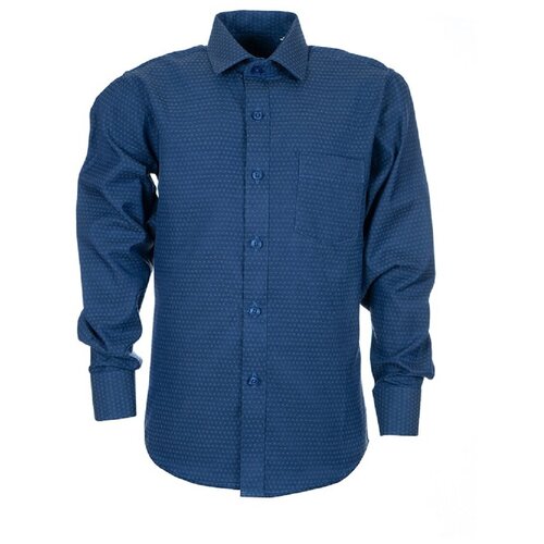 Школьная рубашка Imperator, размер 134-140, синий
