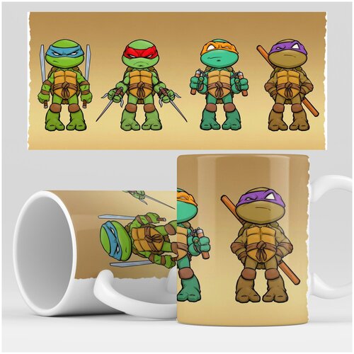 Кружка RocketCup с принтом "Черепашки ниндзя" TMNT