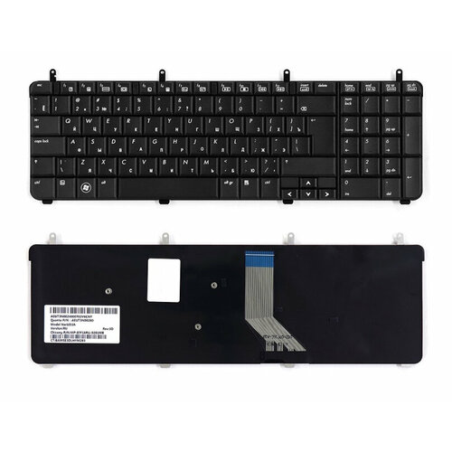 Клавиатура для ноутбука HP Pavilion dv7-2205tx черная