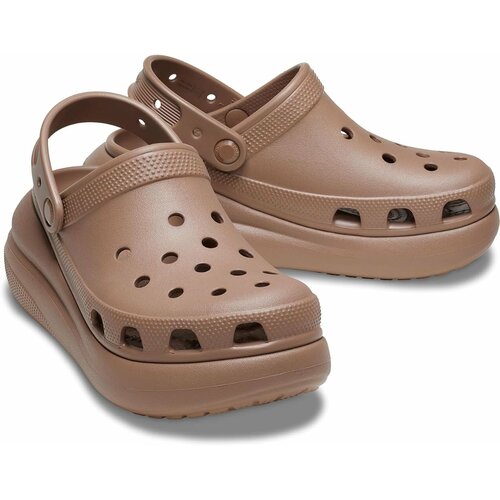 Сабо Crocs Classic Crush Clog, размер M8W10, коричневый