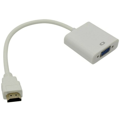 Адаптер HDMI M (выход) - VGA F (вход), однонаправленный, 20 см, KS-is