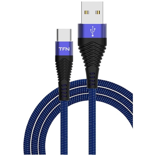 TFN кабель TypeC forza 1.0m blue-black