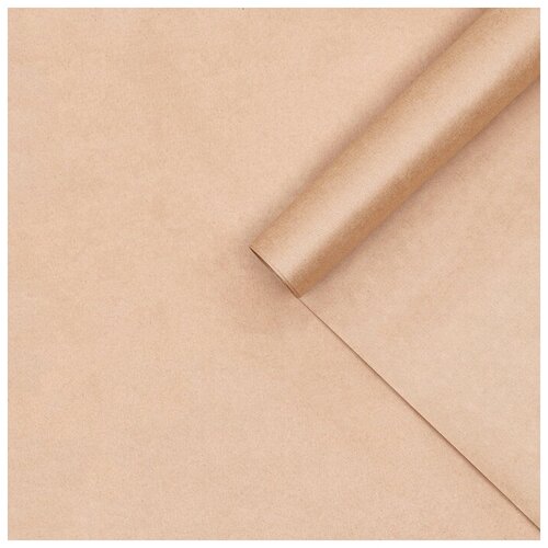 Бумага упаковочная крафт без печати, 70 г/м2, 50x70 см