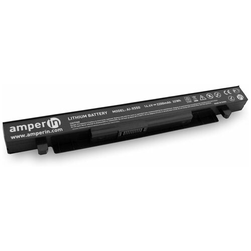 Аккумуляторная батарея Amperin для ноутбука Asus X450E (2200mAh)