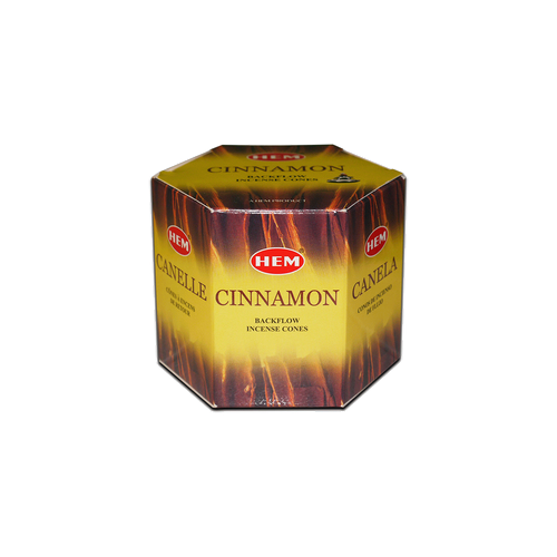 Благовония HEM Back Flow CINNAMON (Корица), 40 конусов