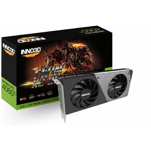 Видеокарта Inno3D RTX4060Ti 8GB TWIN X2 OC (N406T2-08D6X-171153N)