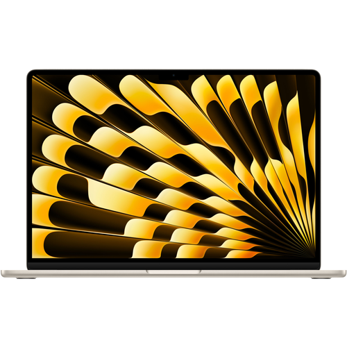 Apple MacBook Air 15" (M2, 8C CPU/10C GPU, 2023), 8 ГБ, 512 ГБ SSD, «сияющая звезда» Русская раскладка