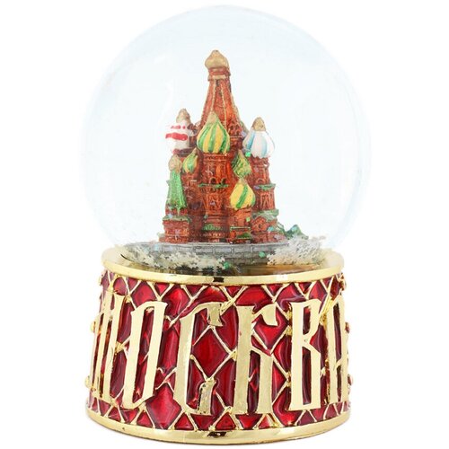 Снежный шар Москва красная сетка , диаметр шара 65мм