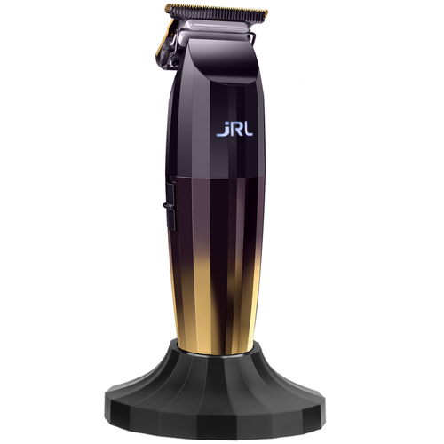 Триммер для стрижки волос золотой корпус JRL FF 2020T GOLD с док-станцией (зарядной базой)