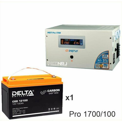 Энергия PRO-1700 + Аккумуляторная батарея Delta CGD 12100
