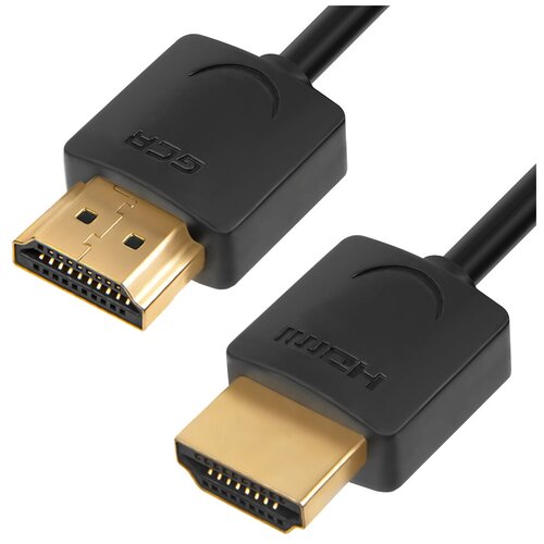Кабель HDMI GREENCONNECT для домашней цифровой техники: Smart TV, PS4, Xbox One, Blu-ray; длина 1м, скорость передачи данных 18.2 Гбит/с