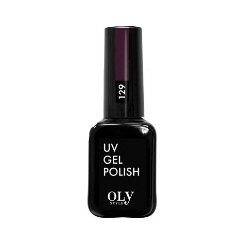Olystyle гель-лак для ногтей UV Gel Polish, 10 мл, 42 г, 129 красная слива