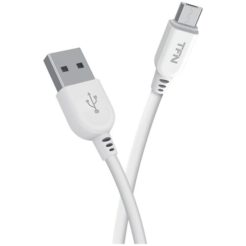 Кабель TFN microUSB 1.0m white