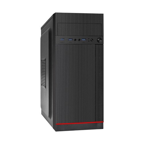 Корпус Miditower ExeGate AA-442U3-AA450 (ATX, AA450 8 см, 3*USB3.0, аудио, черный) EX290192RUS