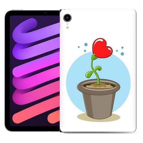 Чехол задняя-панель-накладка-бампер MyPads Растение любви 14 февраля для Apple iPad mini 6 2021 противоударный