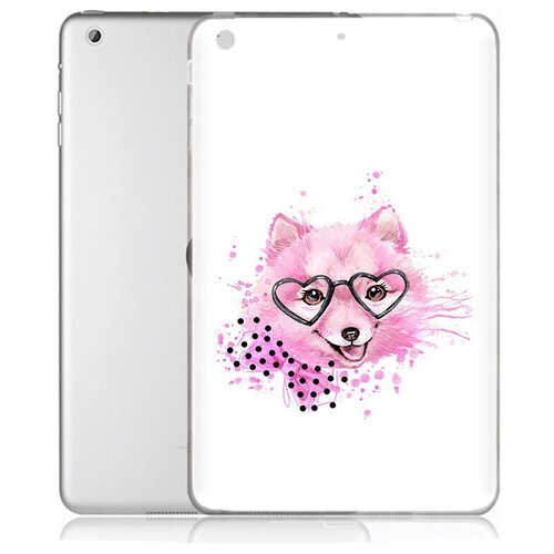 Чехол задняя-панель-накладка-бампер MyPads розовый волченок для iPad Pro 11 (2018) A1979/A1934/A2013 противоударный