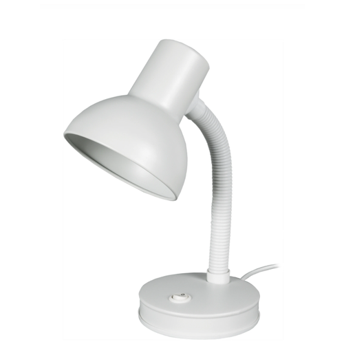 Лампа настольная Buro 40 Вт с подставкой , цвет белый