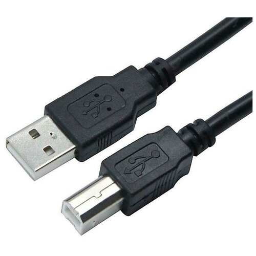 Кабель соединительный Cantell USB 2.0 для принтера, 1.5 метра, с фильтром, Черный