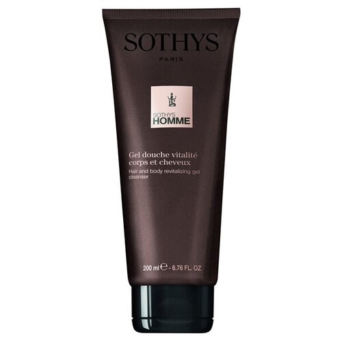 Гель-шампунь для тела и волос Sothys Men (Hair And Body Revitalizing Gel Cleanser), 200 мл | SOTHYS
