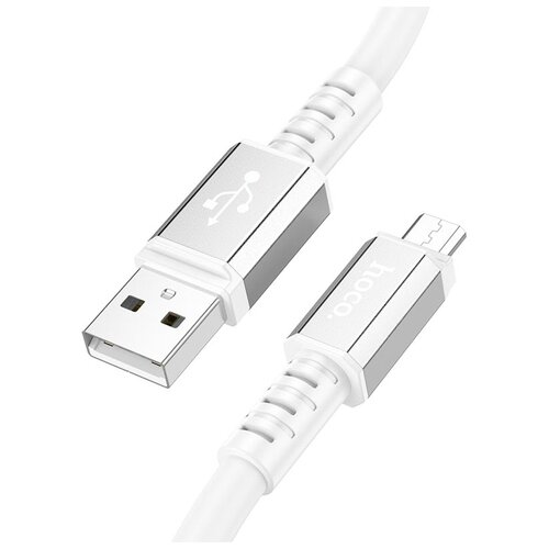 Кабель Hoco X85 Strength USB - Micro-USB, 1 м, 1 шт., белый