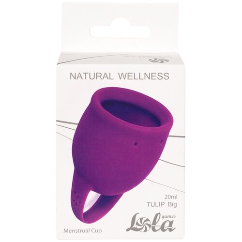 Lola games  Менструальная чаша Natural wellness, фиолетовый