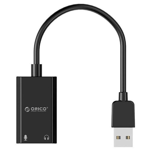 Адаптер USB Звуковая карта Orico SKT2 черный