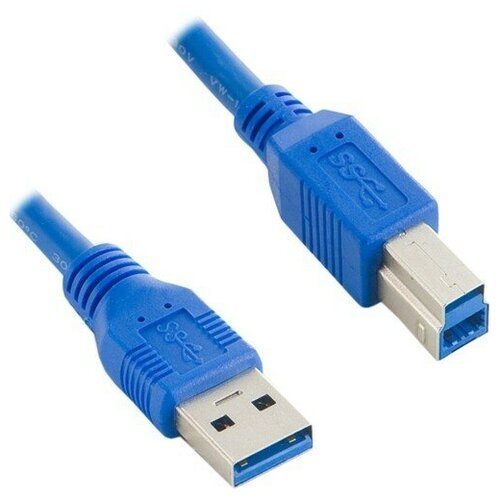 Кабель USB3.0 Am-Bm KS-is KS-143 - 3 метра, синий