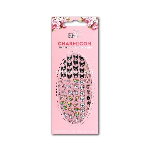 E.Mi, 3D-стикеры №64 Значки Charmicon 3D Silicone Stickers