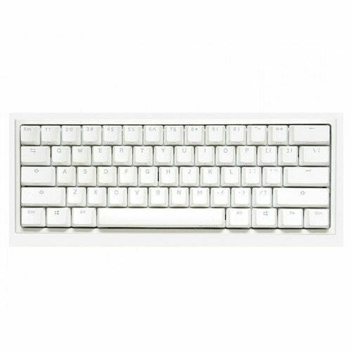 Клавиатура Ducky One 2 Pro Mini RGB White Gateron Yellow Switch (RU Layout)