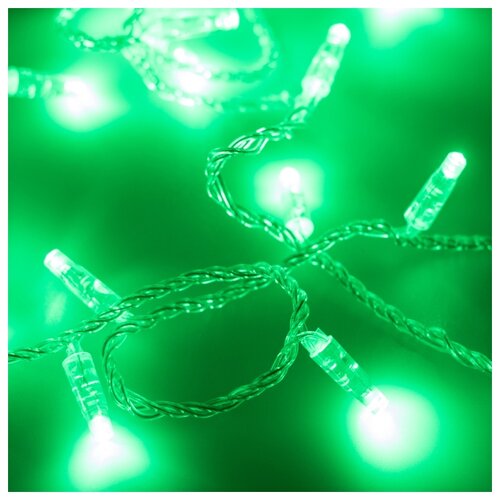 Товары для праздников Arlight Ard-String-Classic, 10 х 0.04 х 0.01 м, 0.01 х 0.04 м, 100 ламп, зеленый/прозрачный провод