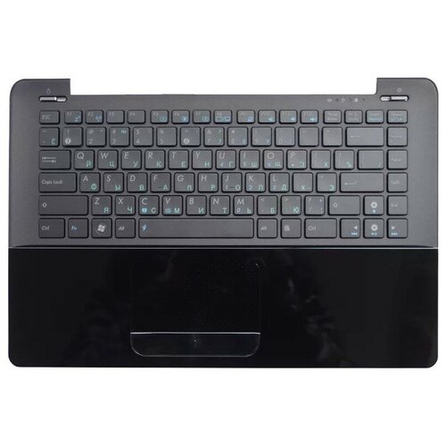Клавиатура для ноутбука Asus 0KN0-EW1RU03 черная с черным топкейсом