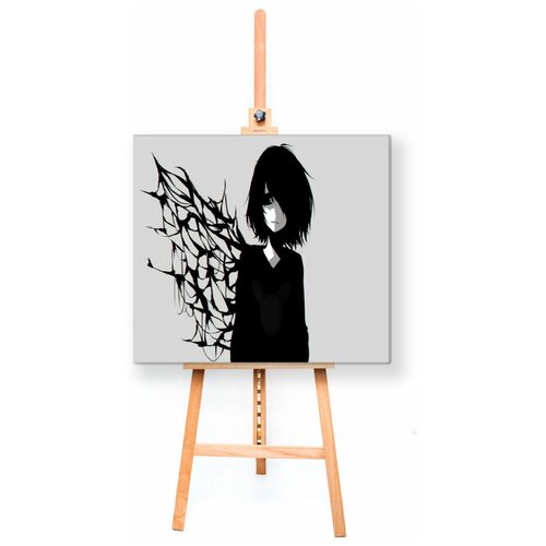 Интерьерная картина Coolpodarok Аниме Тоука Киришима Черно белый