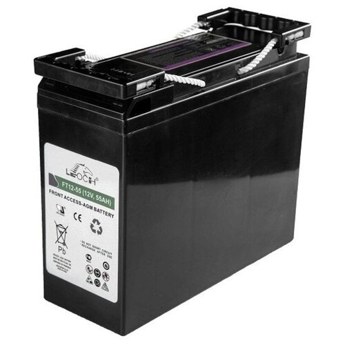 Свинцово-кислотный аккумулятор LEOCH FT12-55 (12 В, 55 Ач)